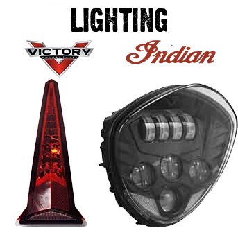 Victory / Indian Motorcycle LED Headlights, Tail Lights — Witchdoctors