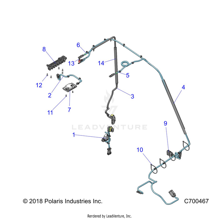Polaris OEM Schematic | ELECTRICAL: ROOF PREP Witchdoctors