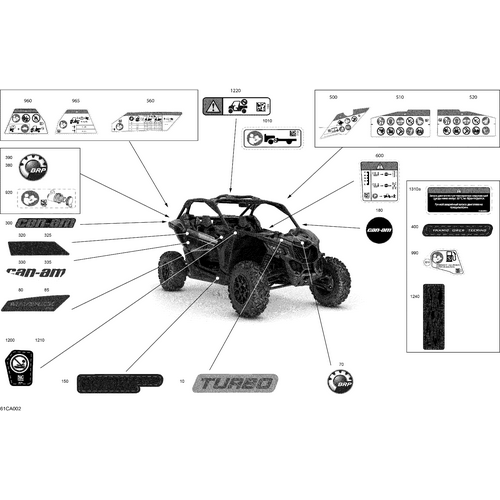 Can-Am Decal Part #704906359 - OEM UTV, SXS & ATV Parts Witchdoctors