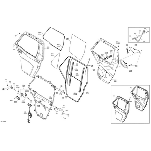 Can-Am LH Interior Latch Kit #703500915 Witchdoctors