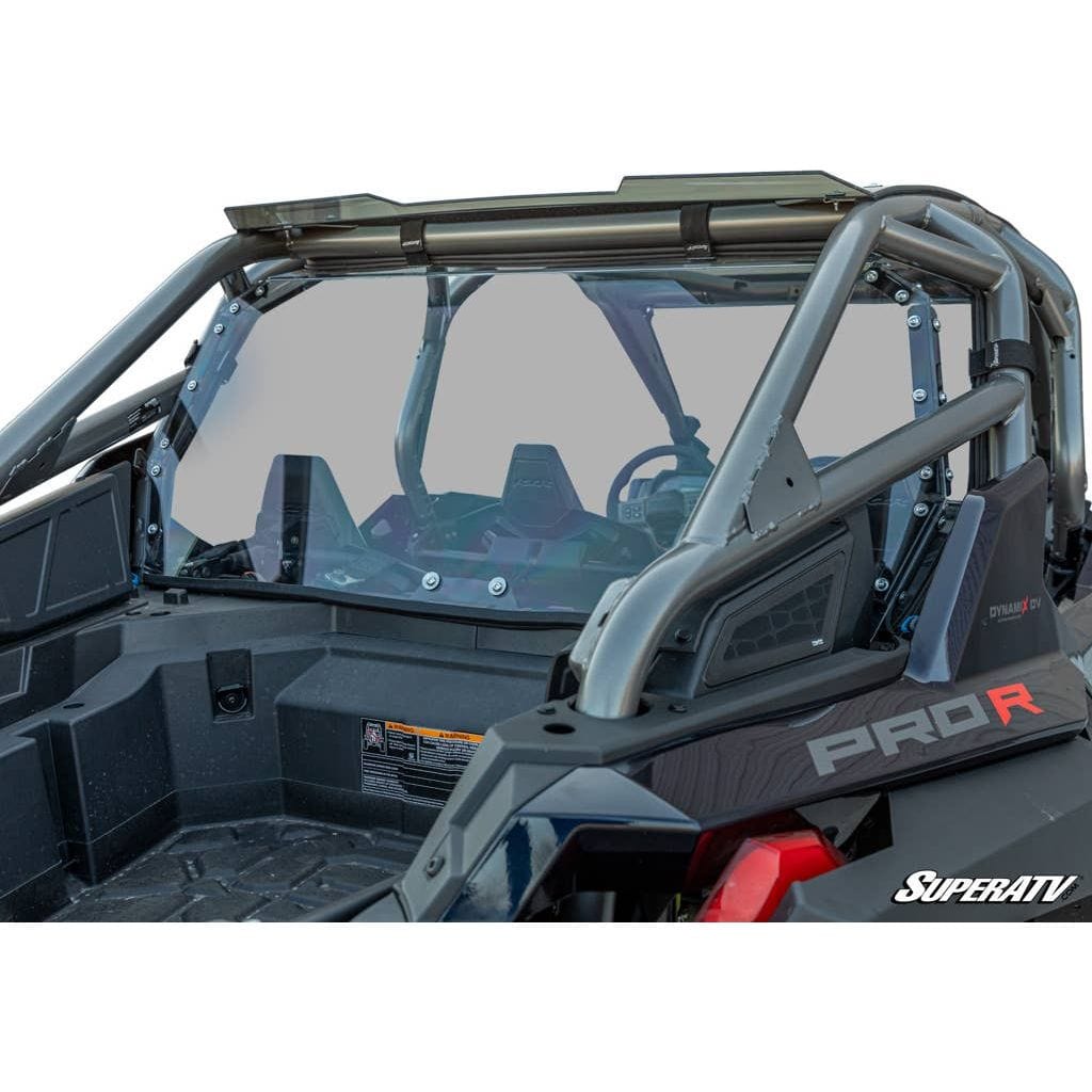 Polaris RZR Pro R Rear Windshield by SuperATV Witchdoctors