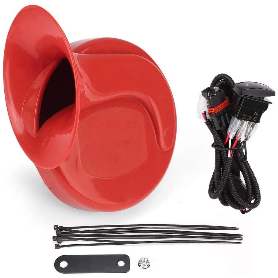 Kemimoto 12V UTV Horn Kit with Rocker Switch - Easy Install Witchdoctors