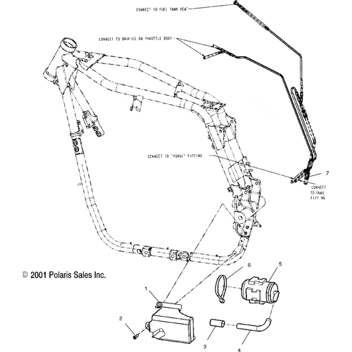 Fuel System, Evap System - 2000 Victory Standard Cruiser - V00Cb15Dd ...