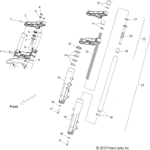 Motorcycle Parts Diagram Forks